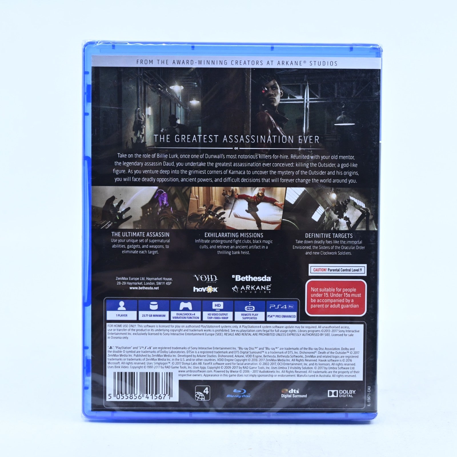 SEALED! Dishonored: Death of the Outsider - Sony Playstation 4 / PS4 G ...