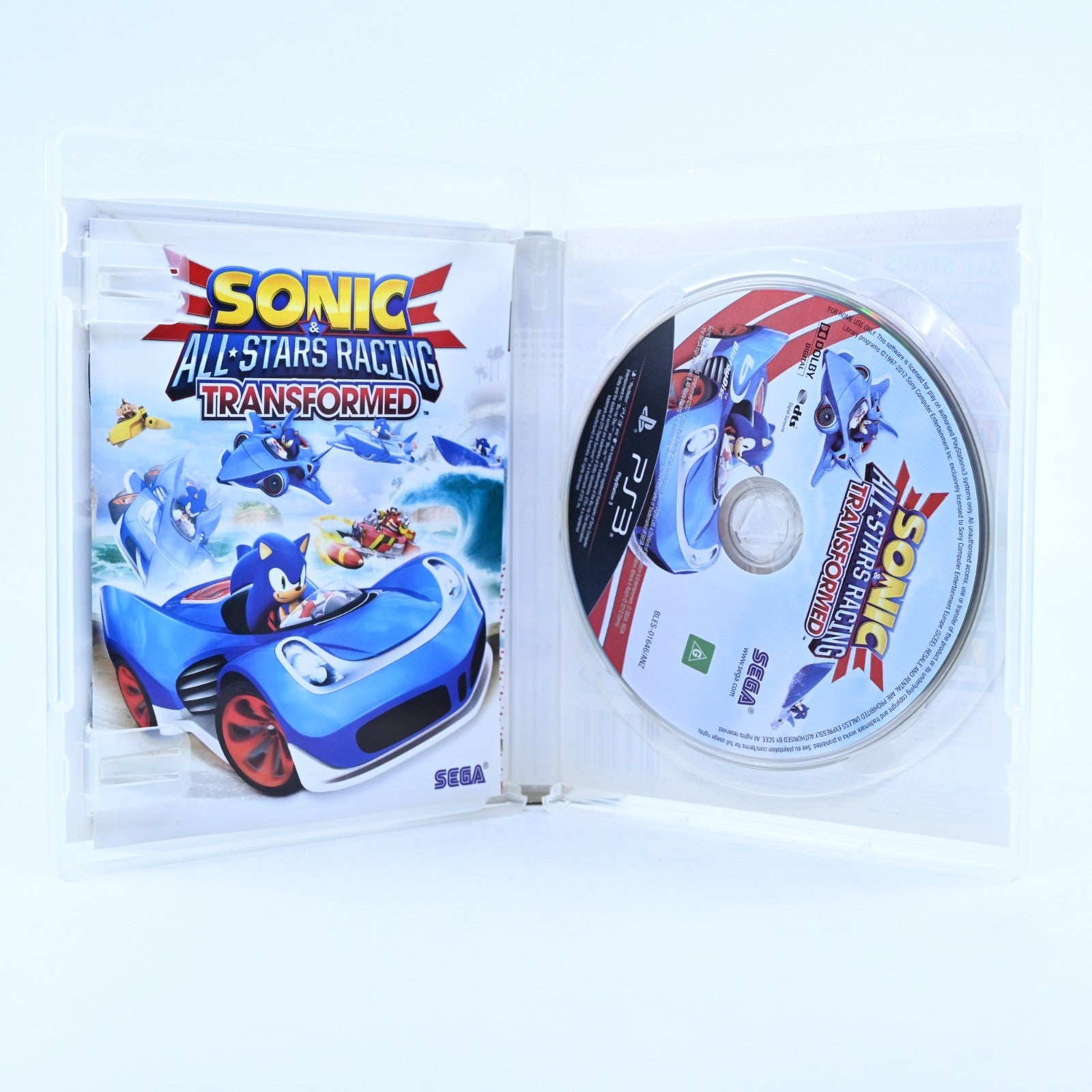 Sonic & All Stars Racing Transformed - Sony Playstation 3 / PS3 Game ...