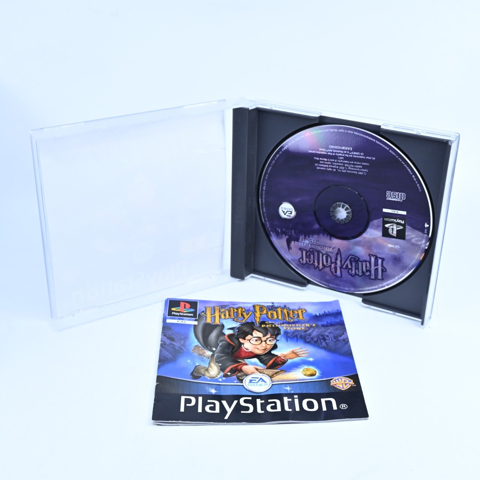 Harry Potter and the Philosopher's Stone - PS1 Game + Manual - PAL - M ...