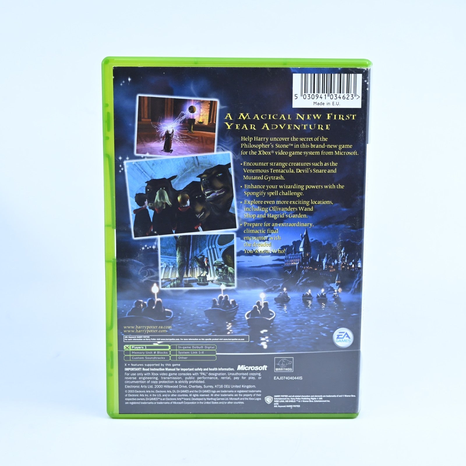 Harry Potter and the Philosopher's Stone - Original Xbox Game + Manual ...
