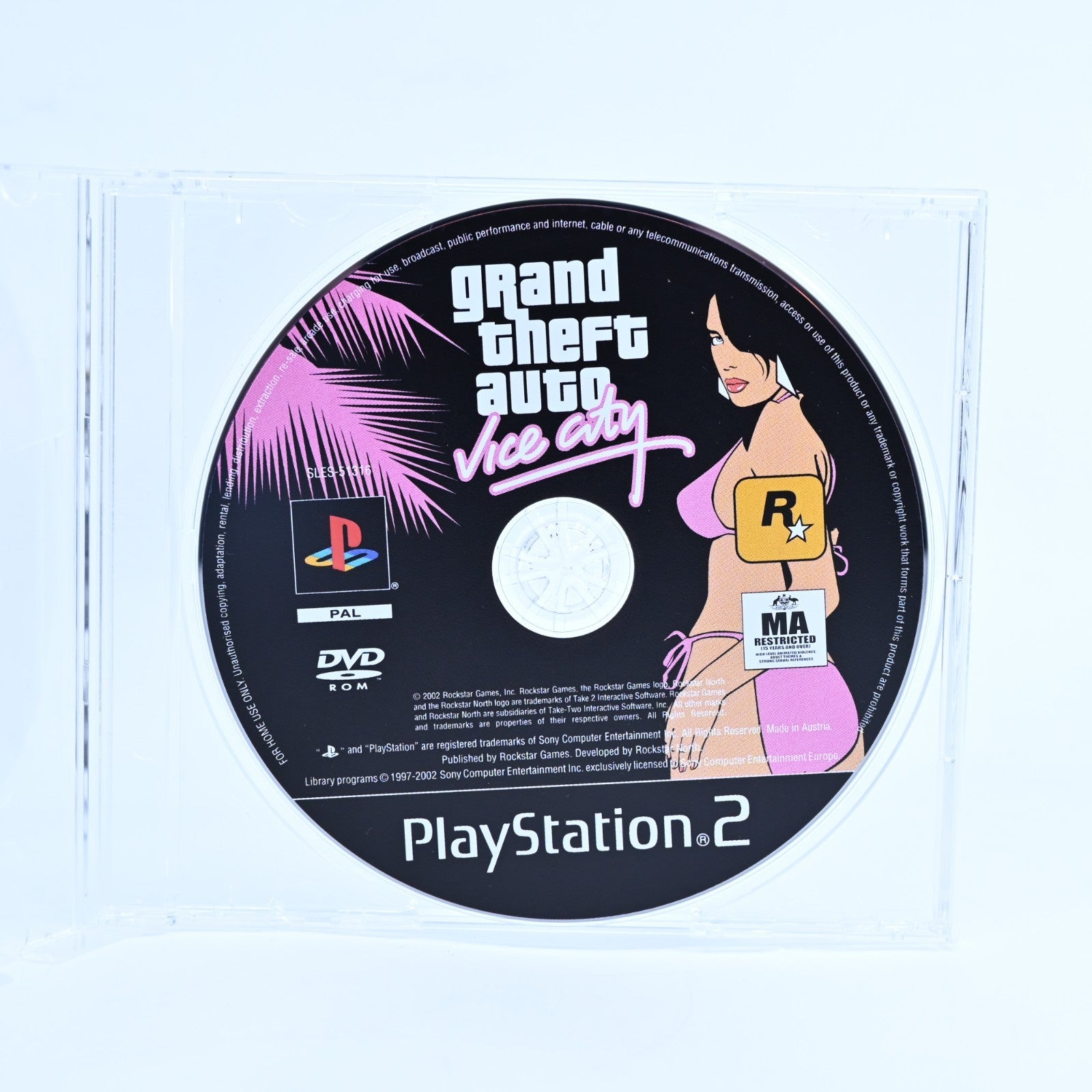 Grand Theft Auto: Vice City - Sony Playstation 2 / PS2 Game - Disc Onl ...