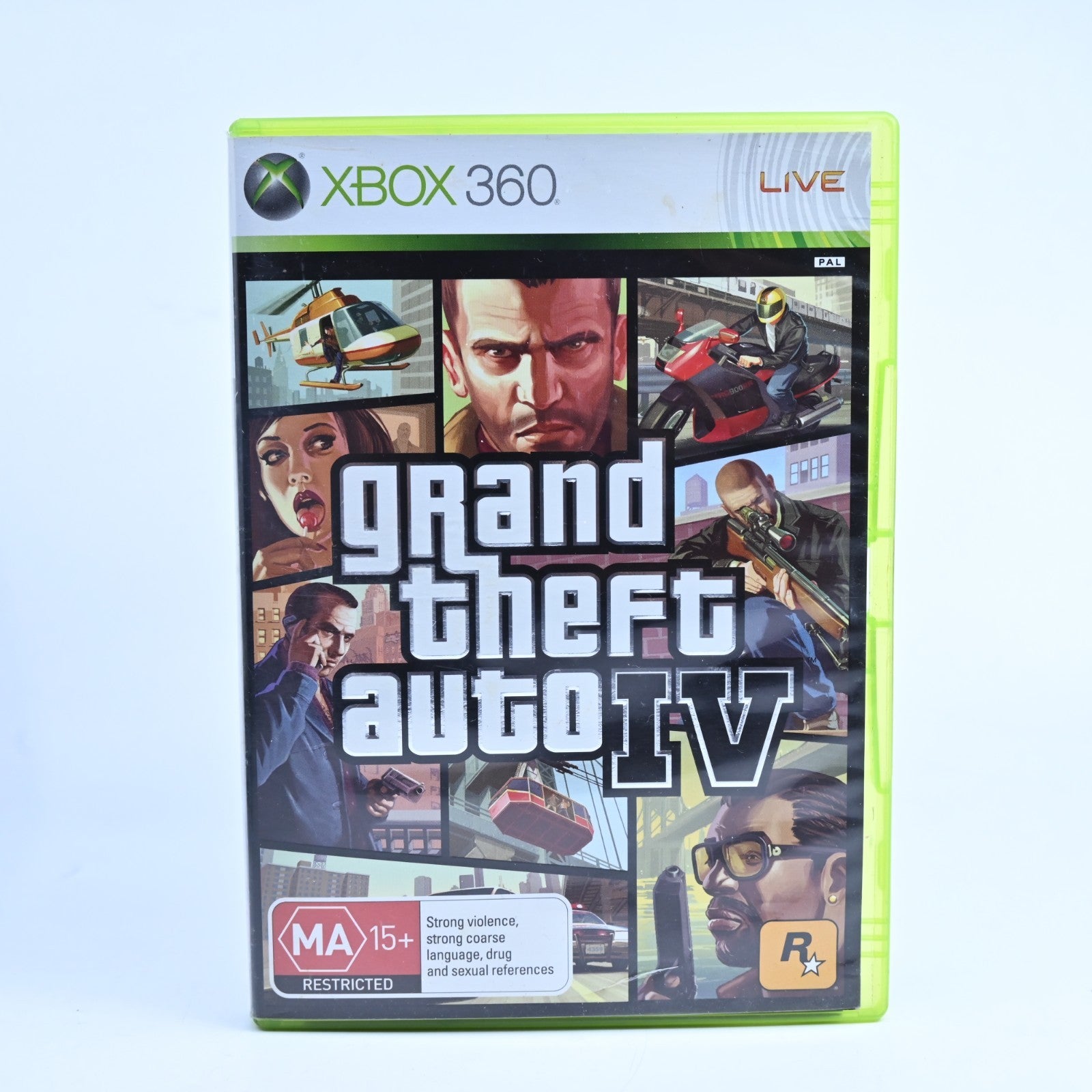 Grand Theft Auto IV - Xbox 360 Game + Manual - PAL - MINT DISC ...