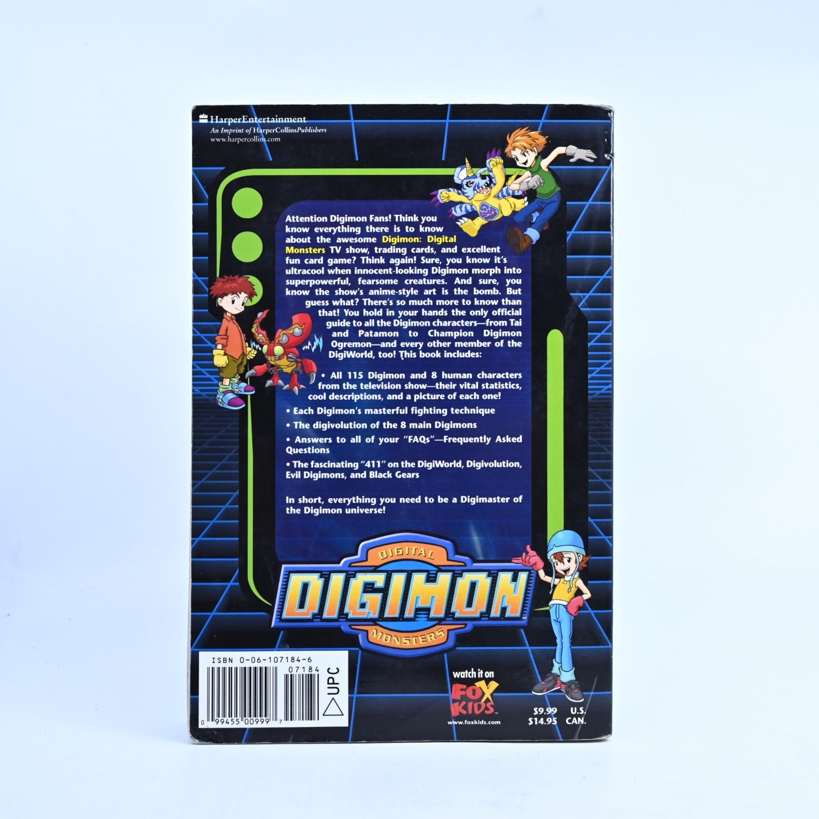 Digimon Digital Monsters - The Official Character Guide Book HarperEnt ...