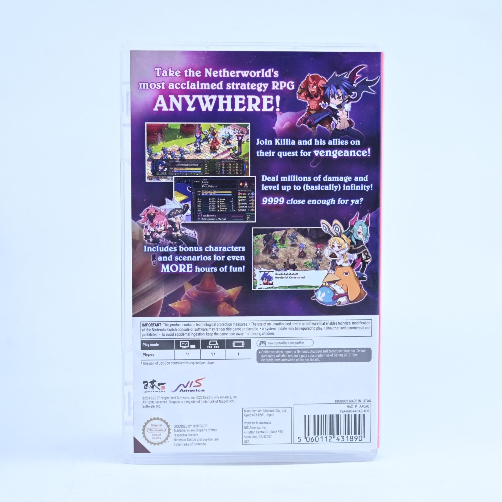 Disgaea 5 Complete - Nintendo Switch Game - FREE POST! – Collectors Quest