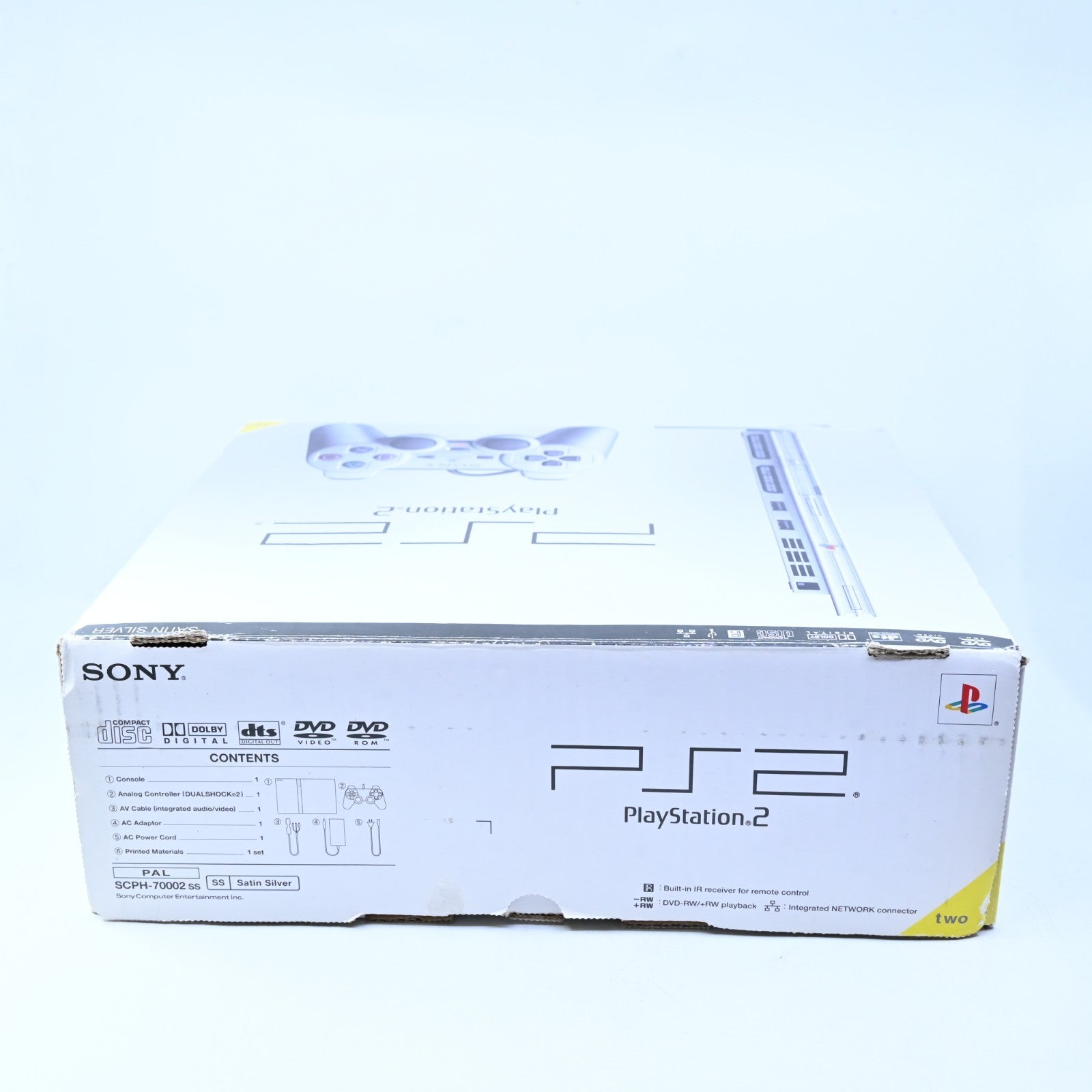 Silver Sony Playstation 2 / PS2 Slim Boxed Console - AUS PAL - FREE PO ...