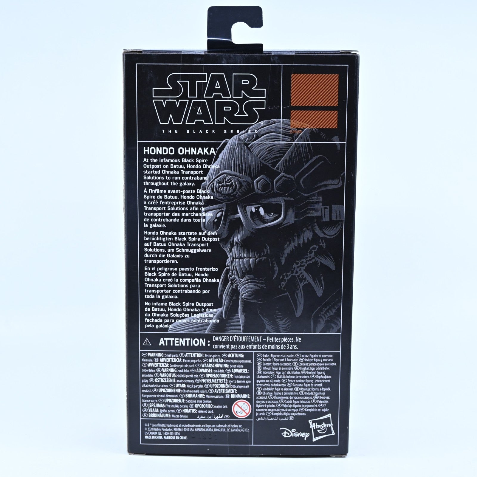 Star Wars The Black Series - Hondo Ohnaka - Galaxys Edge - Action Figu ...